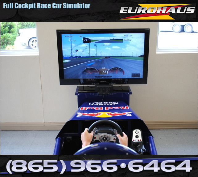 EuroHaus MotorSports Full Cockpit Race Car Simulator High Performance ...