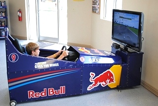 EuroHaus MotorSports Full Cockpit Race Car Simulator High Performance ...